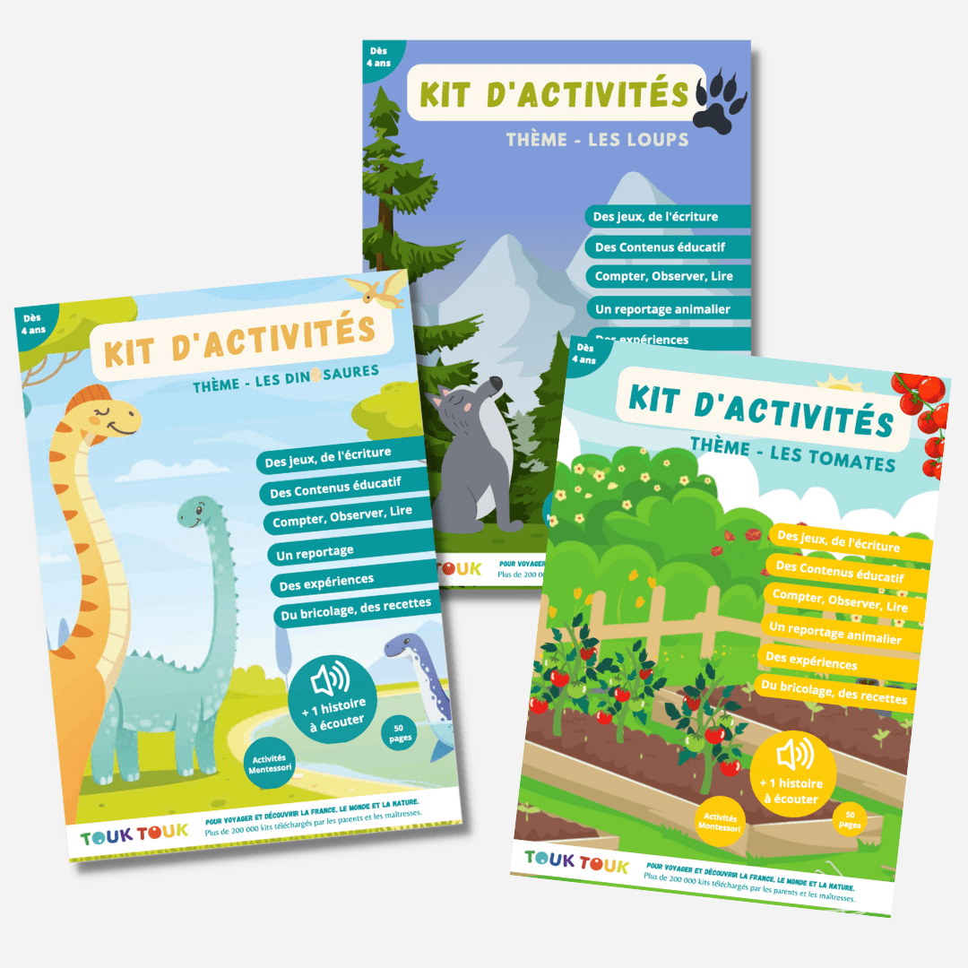 Les Kits d'Activités Touk Touk : des Jeux Éducatifs à Imprimer